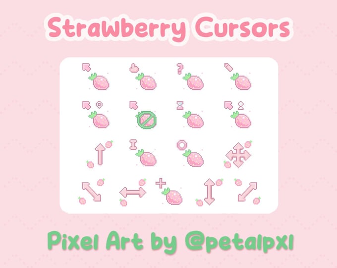 Cute Pink Coquette Mouse Cursor Complete PC Mouse Pointers for Windows ...