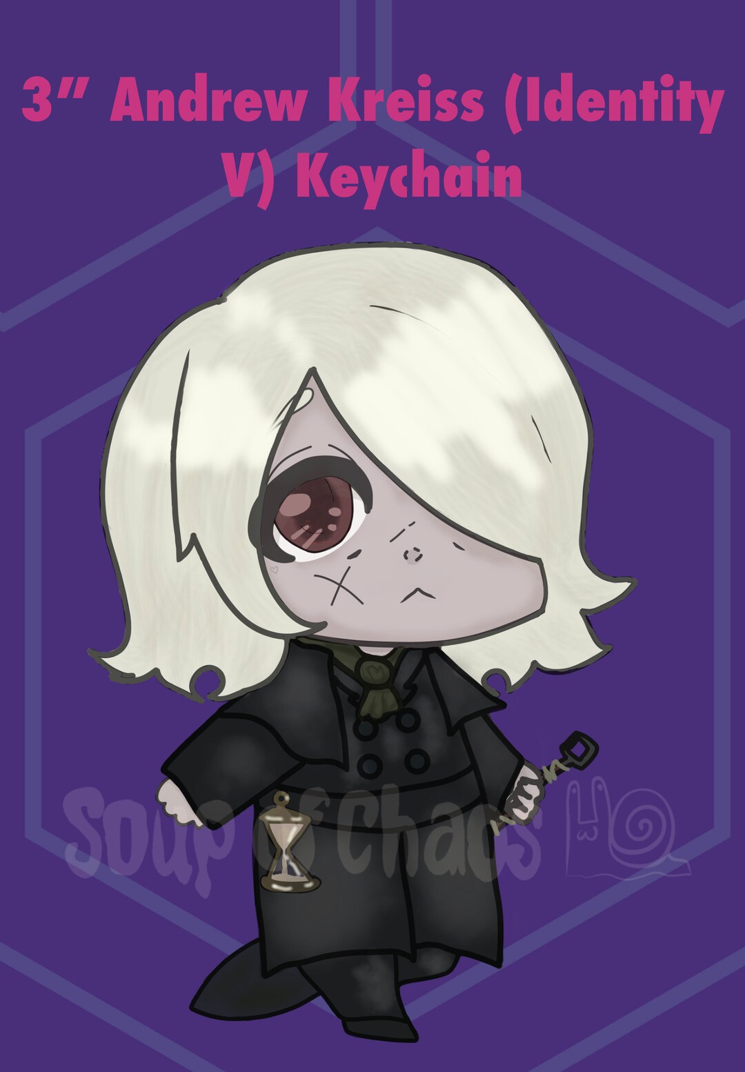 Andrew Kreiss Chibi Keychain Identity V IDV - Etsy