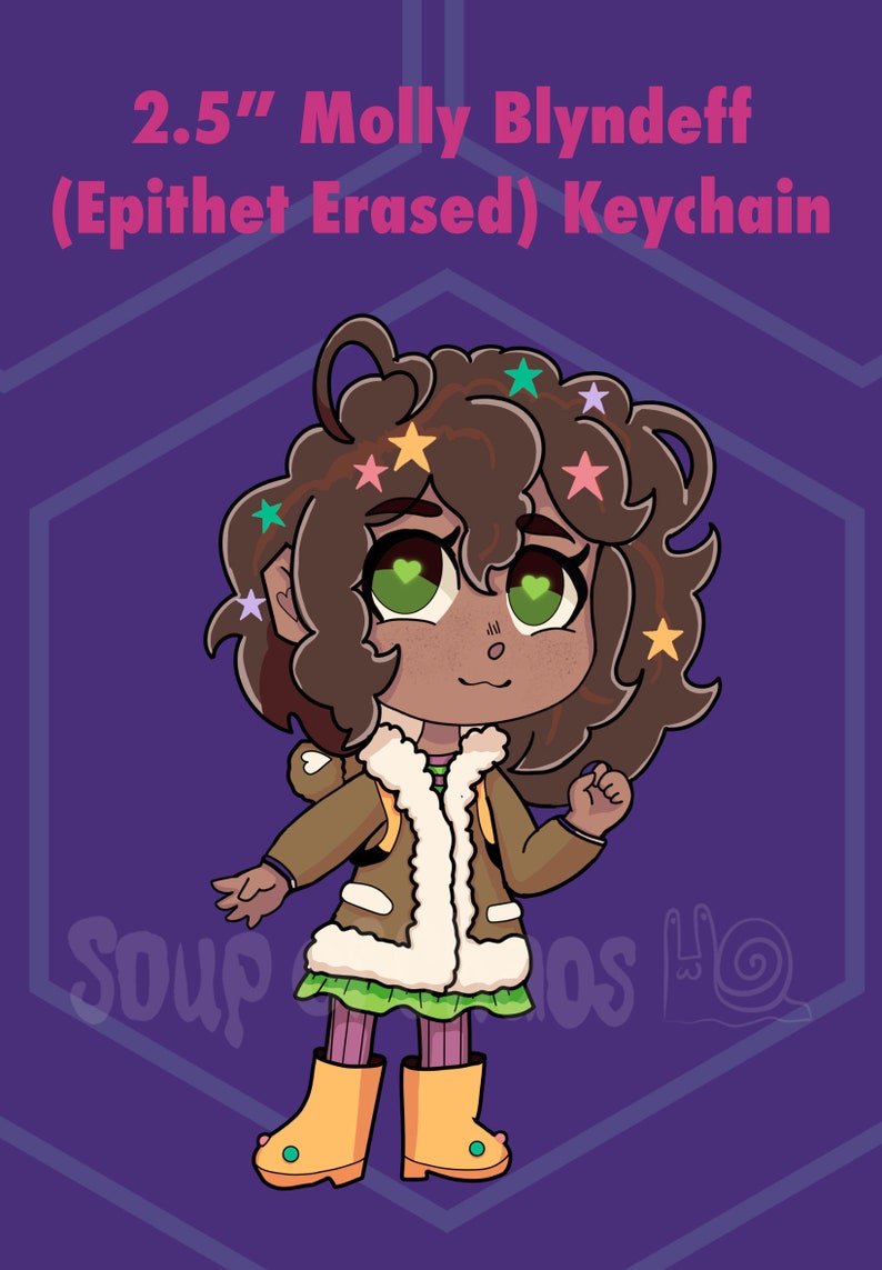 Epithet Erased Keychains Molly and Giovanni - Etsy