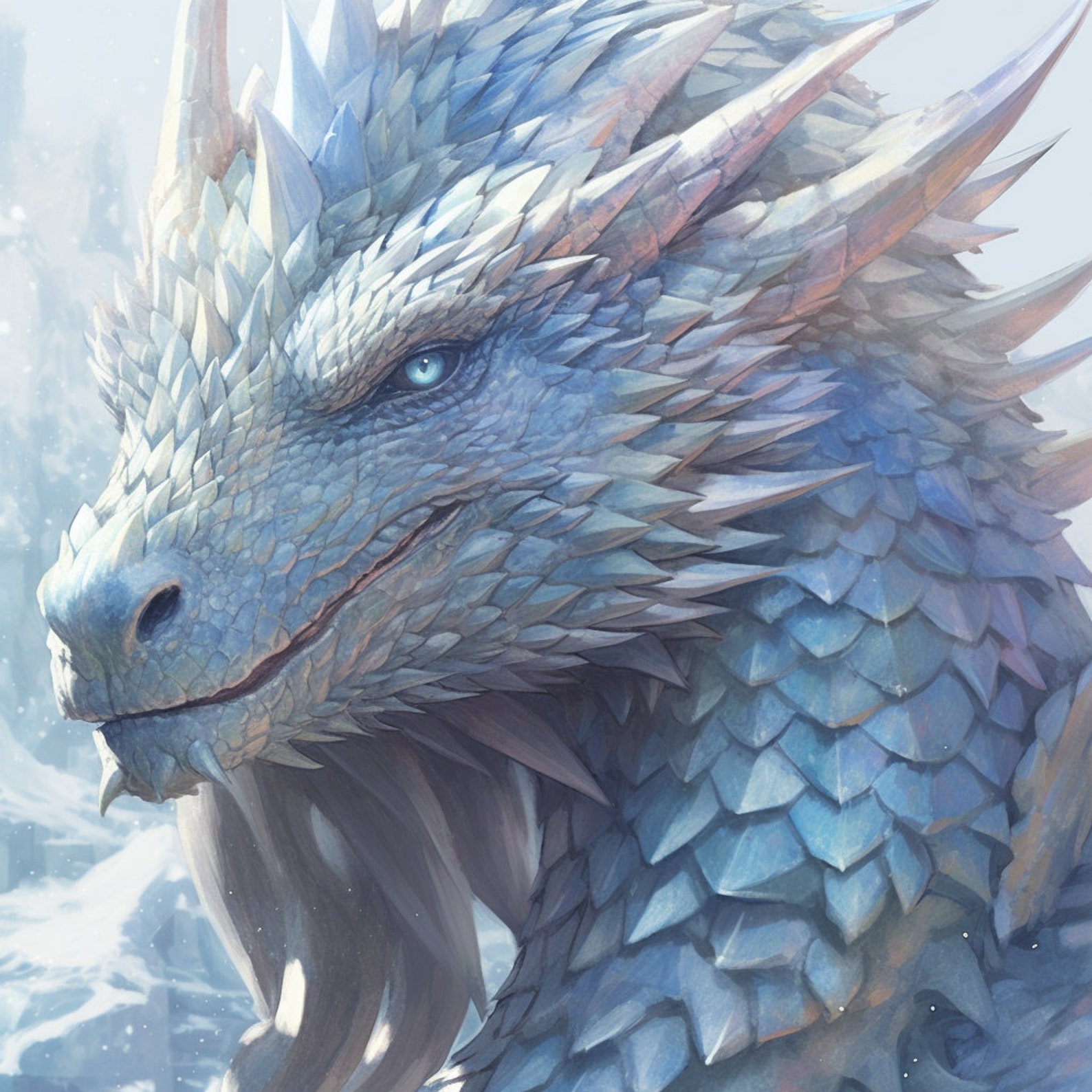 Glacial Guardian Mystic of the Frozen Realm / Spirit Guide Binding / Companion Binding / Distant ...