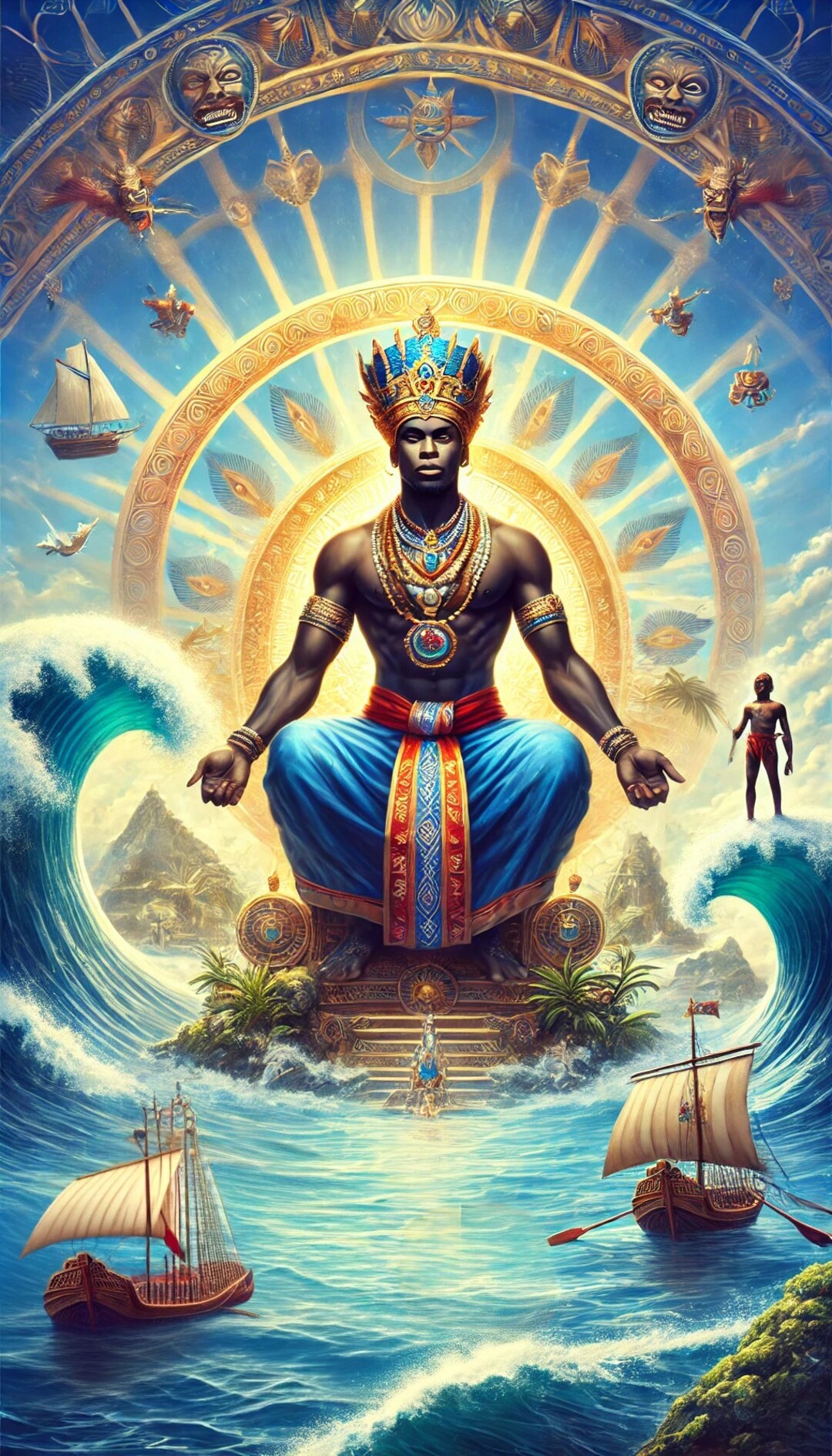 Agwe Divine Connection - Loa of the Sea and Naval Forces - Etsy