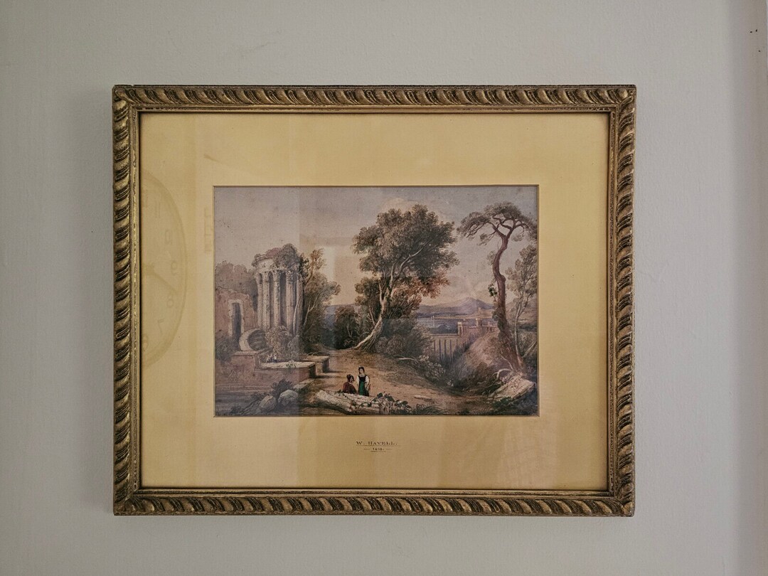 LANDSCAPE Painting Ca. 1813 British Listed * William Havell * SIGNED ...