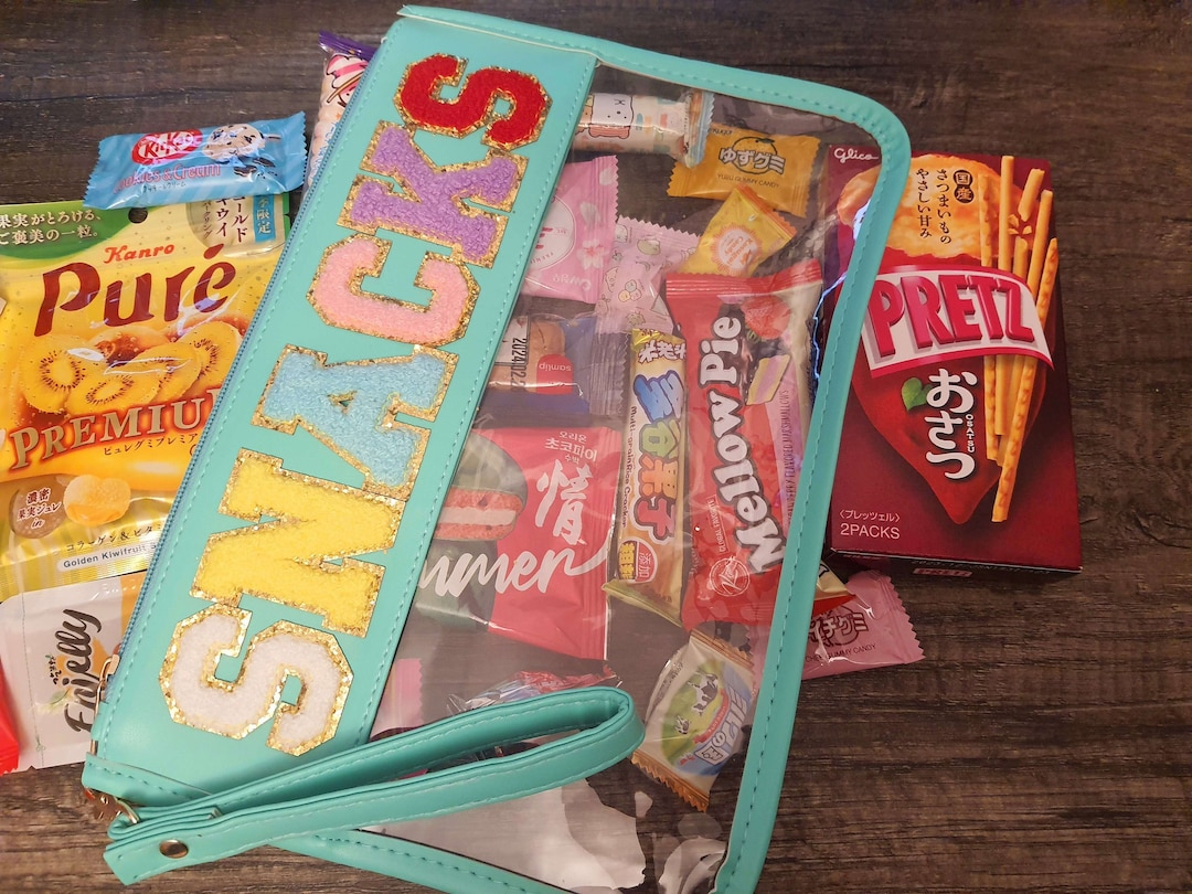 Asian Snack Bag Wristlet Included Japanese Korean Taiwanese Sweets ...