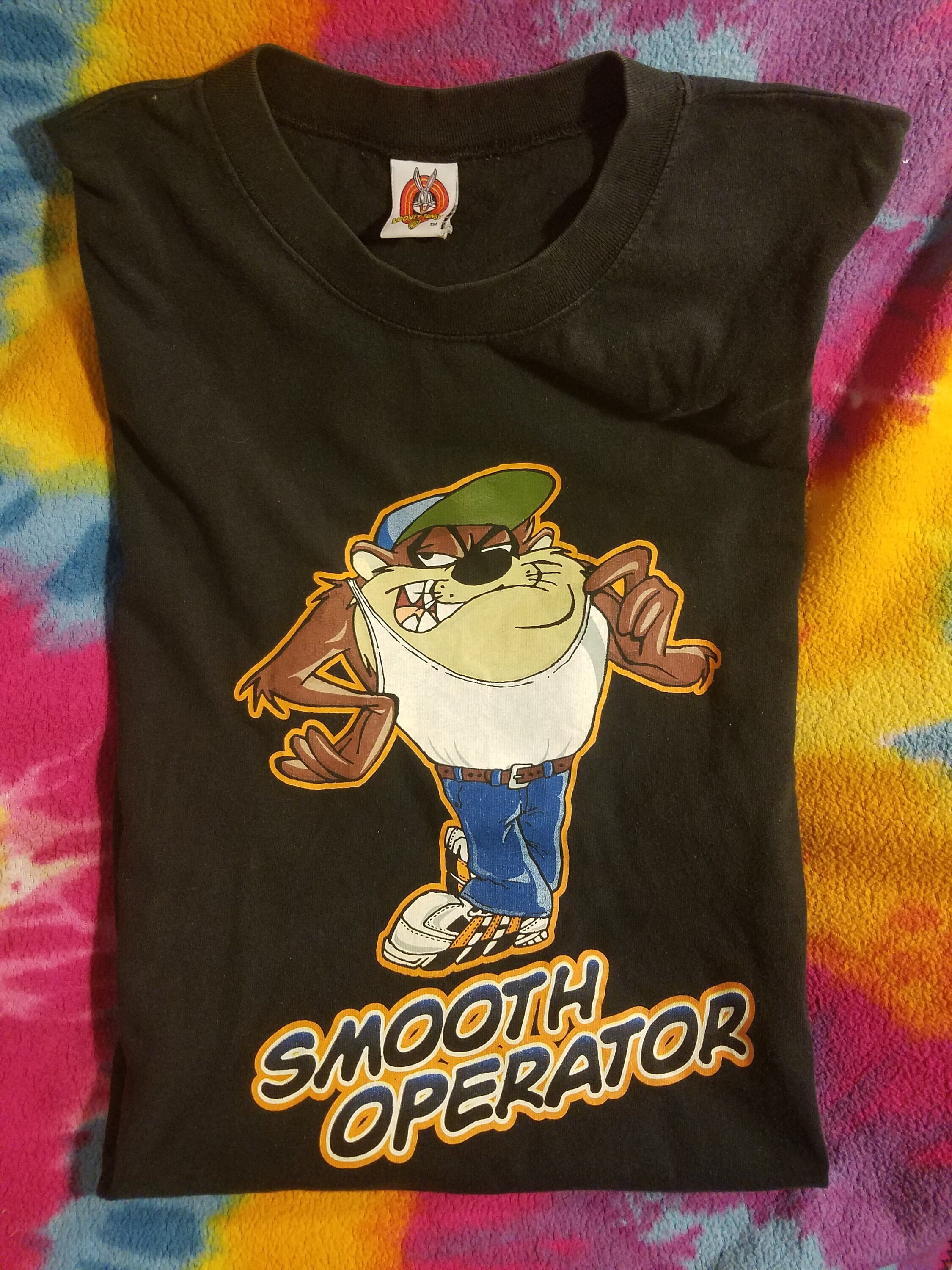 Looney Tunes Tazmanian Devil Smooth Operator Sleeveless Shirt Tank Top ...