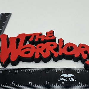 3D Printed the Warriors Movie Logo Stand | 70's Adventure Shelf Display ...