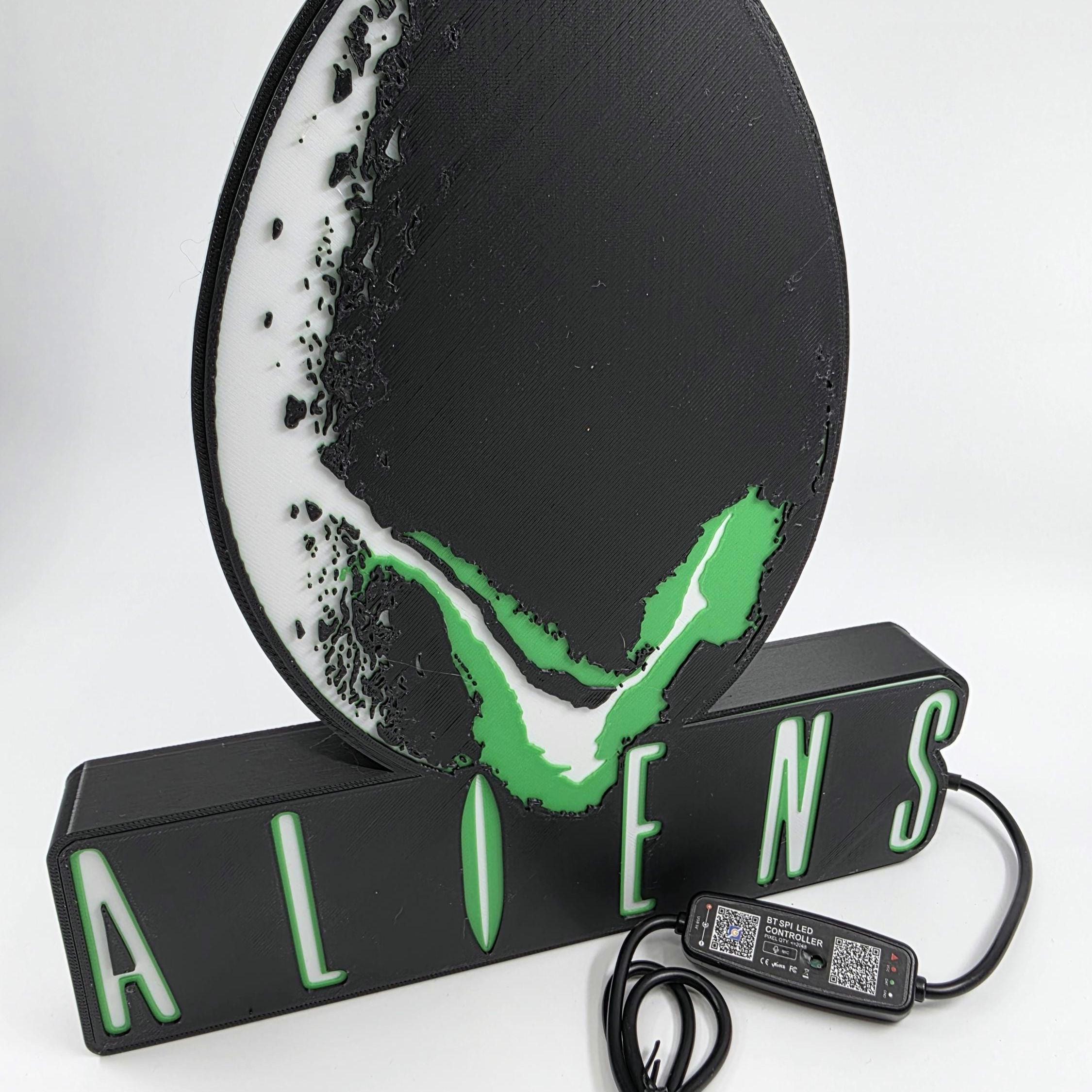 ALIENS 3D Printed LED Alien Egg Stand: Sci-fi Movie Collectible - Etsy