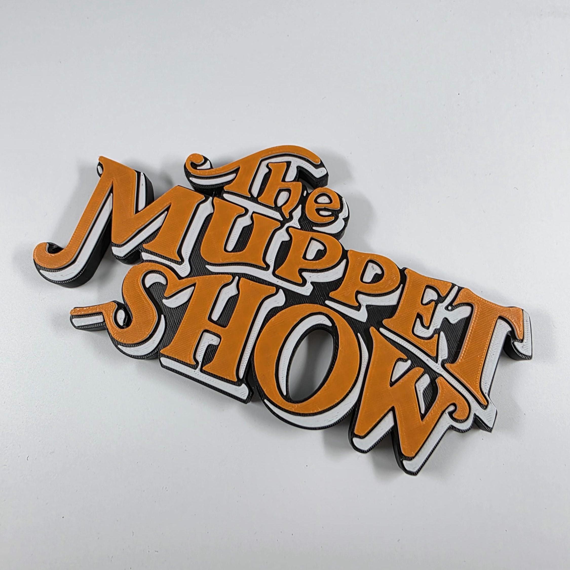 Muppet Show Logo Stand: 3D Printed Retro TV Collectible - Etsy