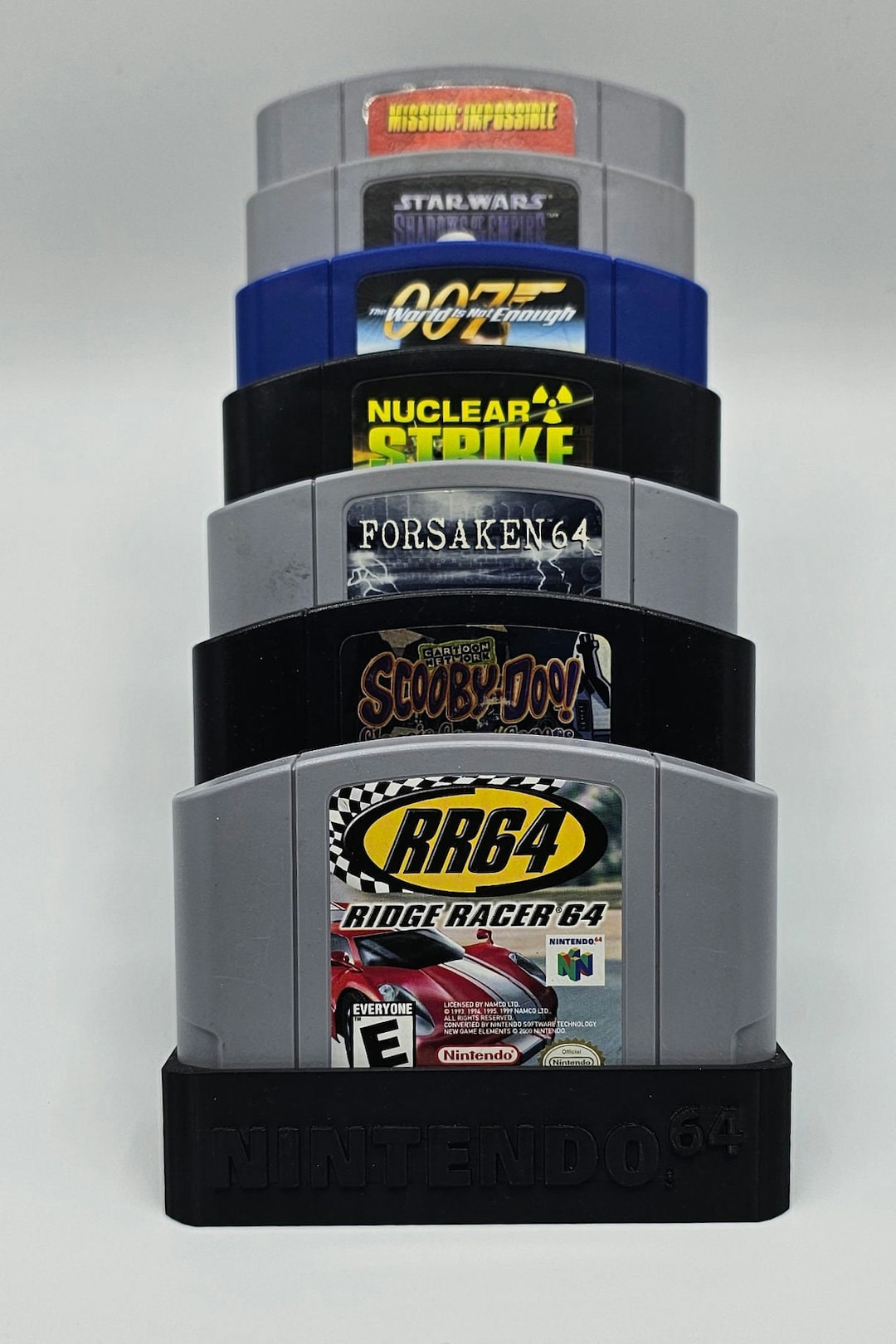 3D Printed Nintendo 64 Game Display Stand - 7-tier Showcase - Etsy