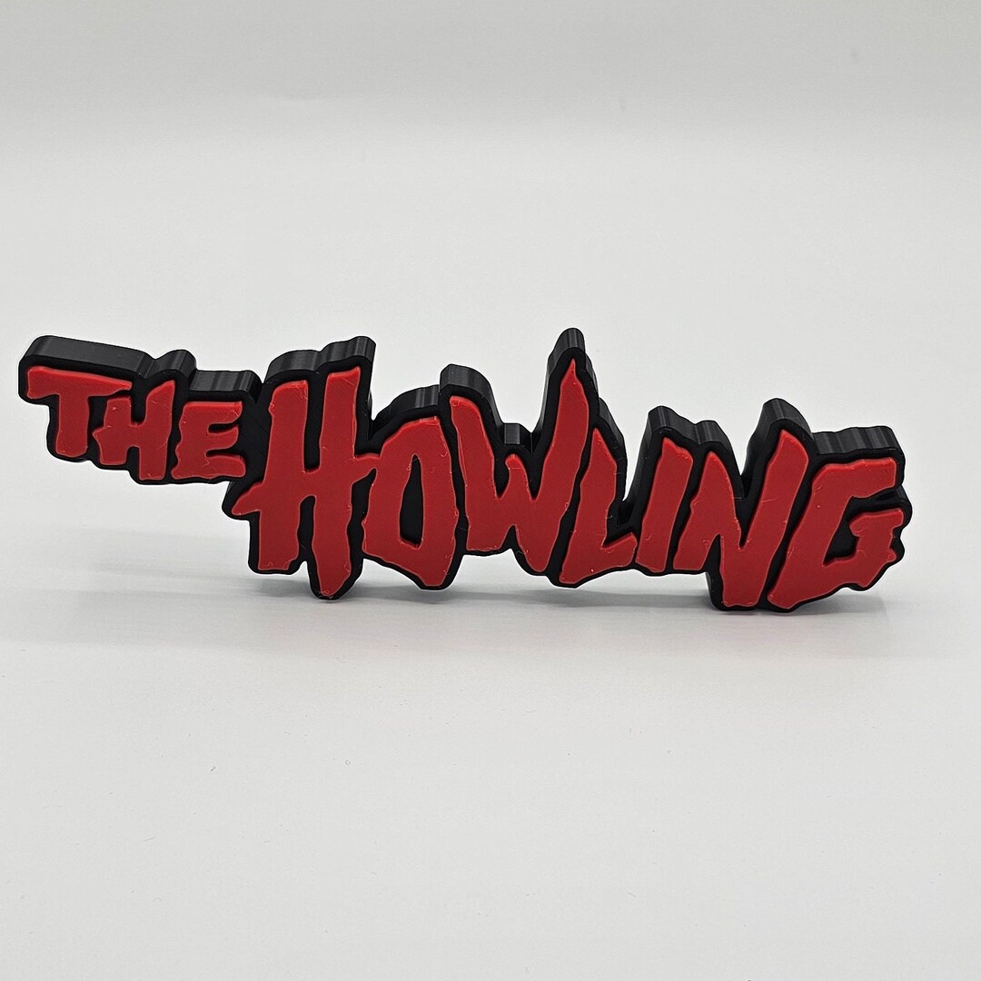 3D Printed the Howling Movie Logo Stand | Ultimate Horror Shelf Display ...