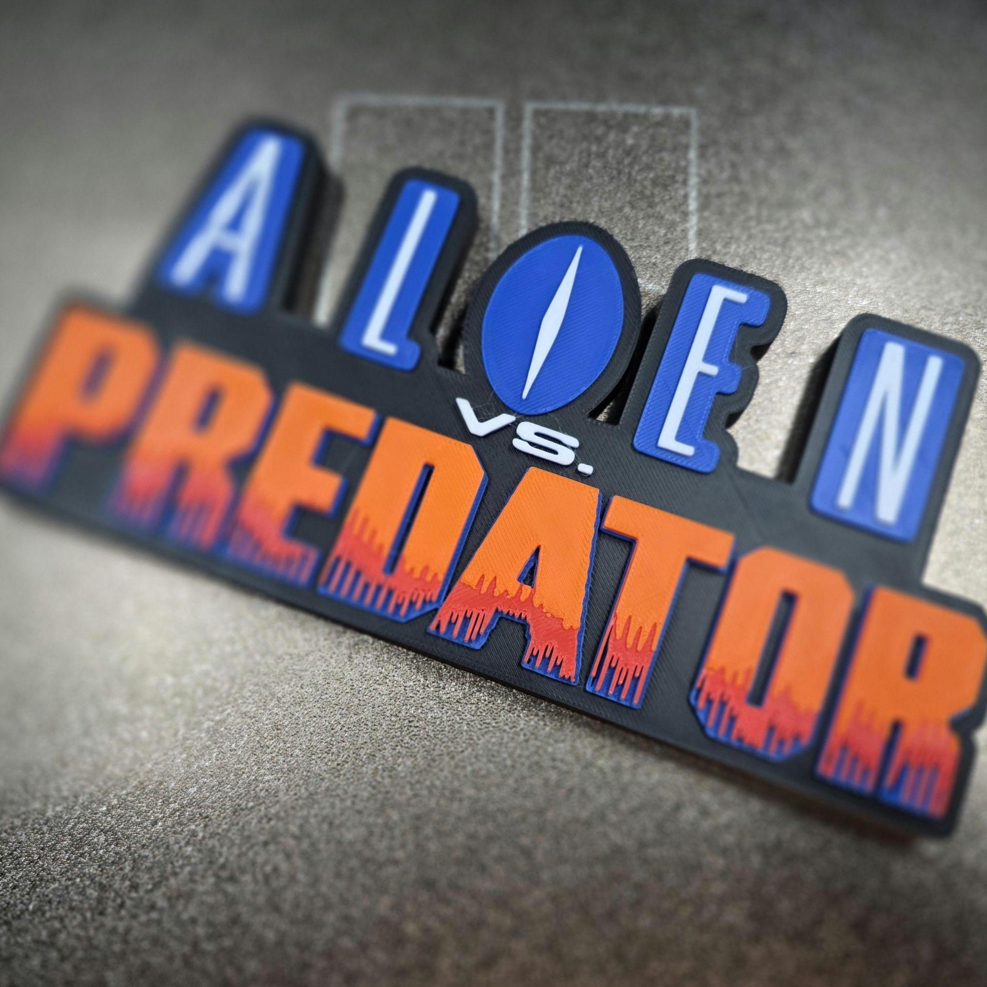 Alien Vs. Predator Arcade Logo 3D Printed Display Stand - Etsy