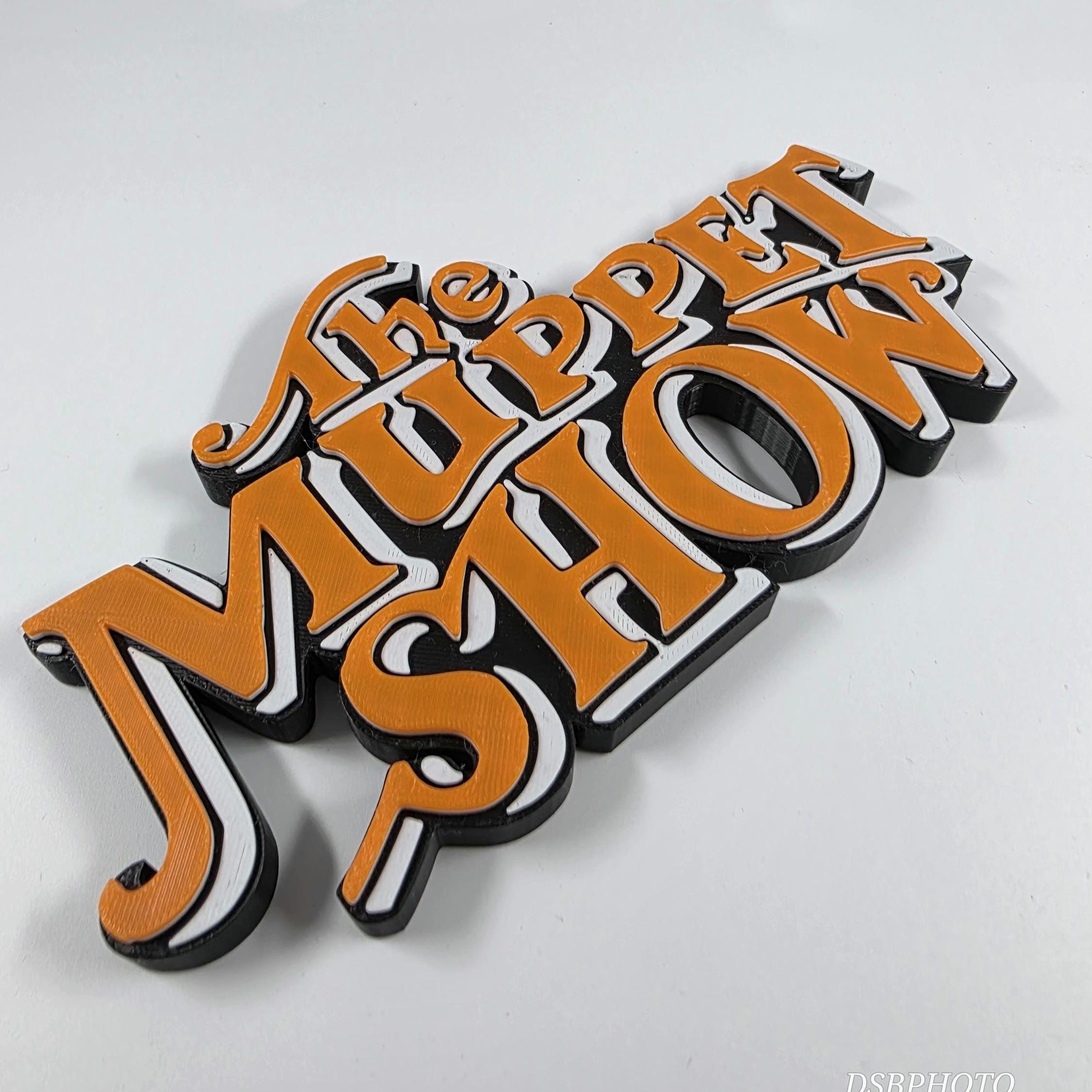 Muppet Show Logo Stand: 3D Printed Retro TV Collectible - Etsy