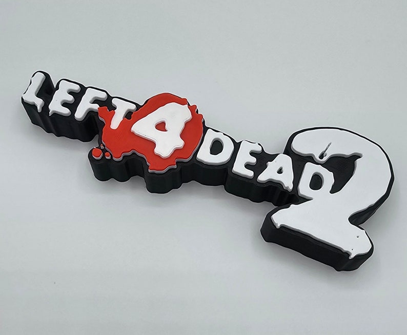 Left 4 Dead 2 Logo Stand – 3D Printed Gamer Decor - Etsy
