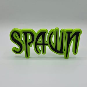 3D Printed Spawn Iconic Movie Logo Stand Ultimate Horror Collectible - Etsy