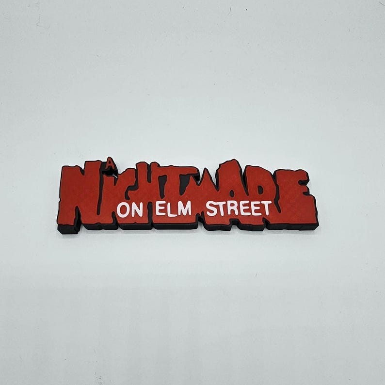 Nightmare on Elm Street Logo Stand: 3D Printed Horror Decor - Etsy