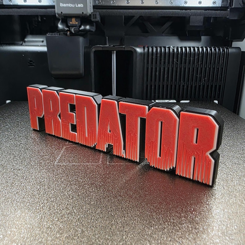Predator Logo 3D Printed Display Stand - Etsy Canada