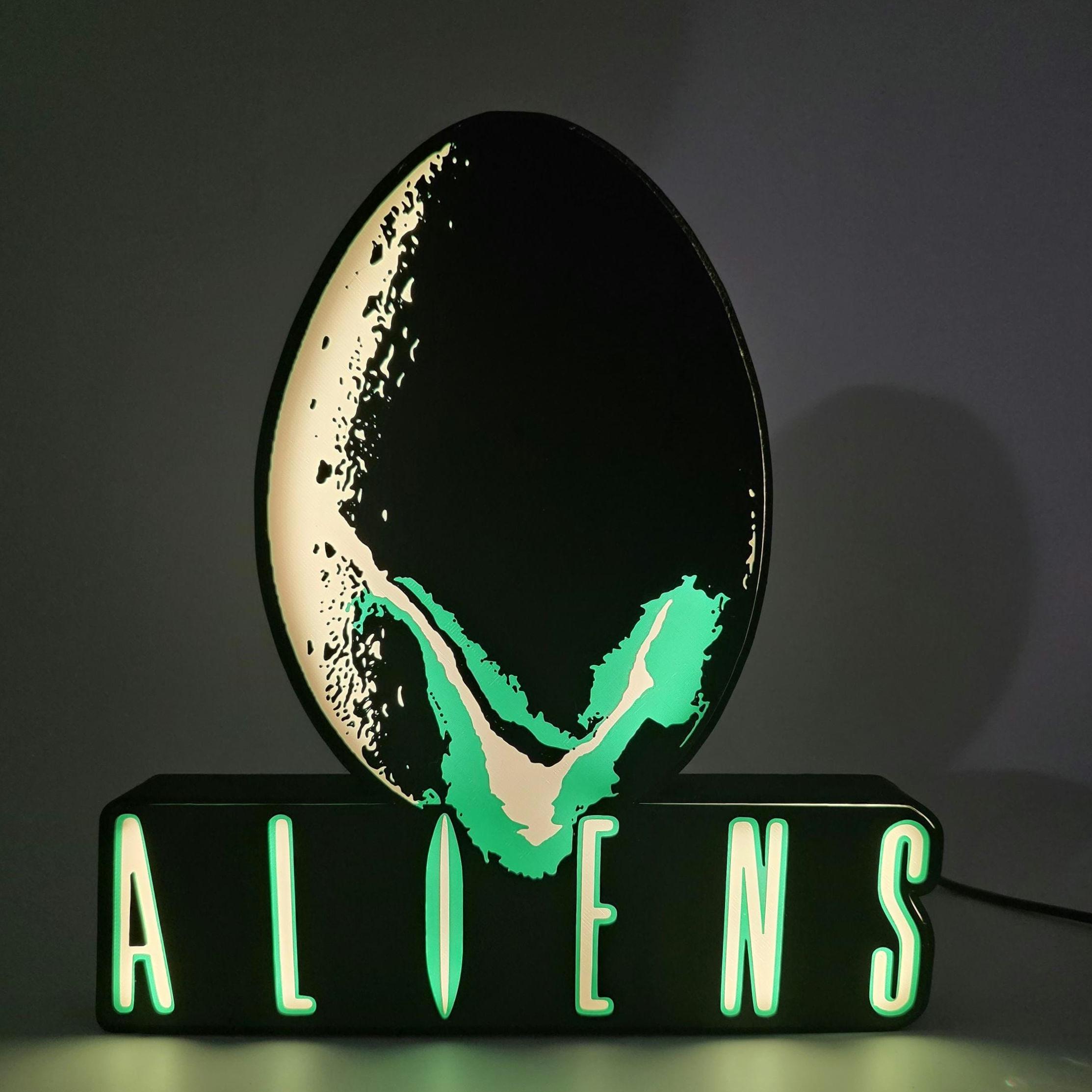 ALIENS 3D Printed LED Alien Egg Stand: Sci-fi Movie Collectible - Etsy