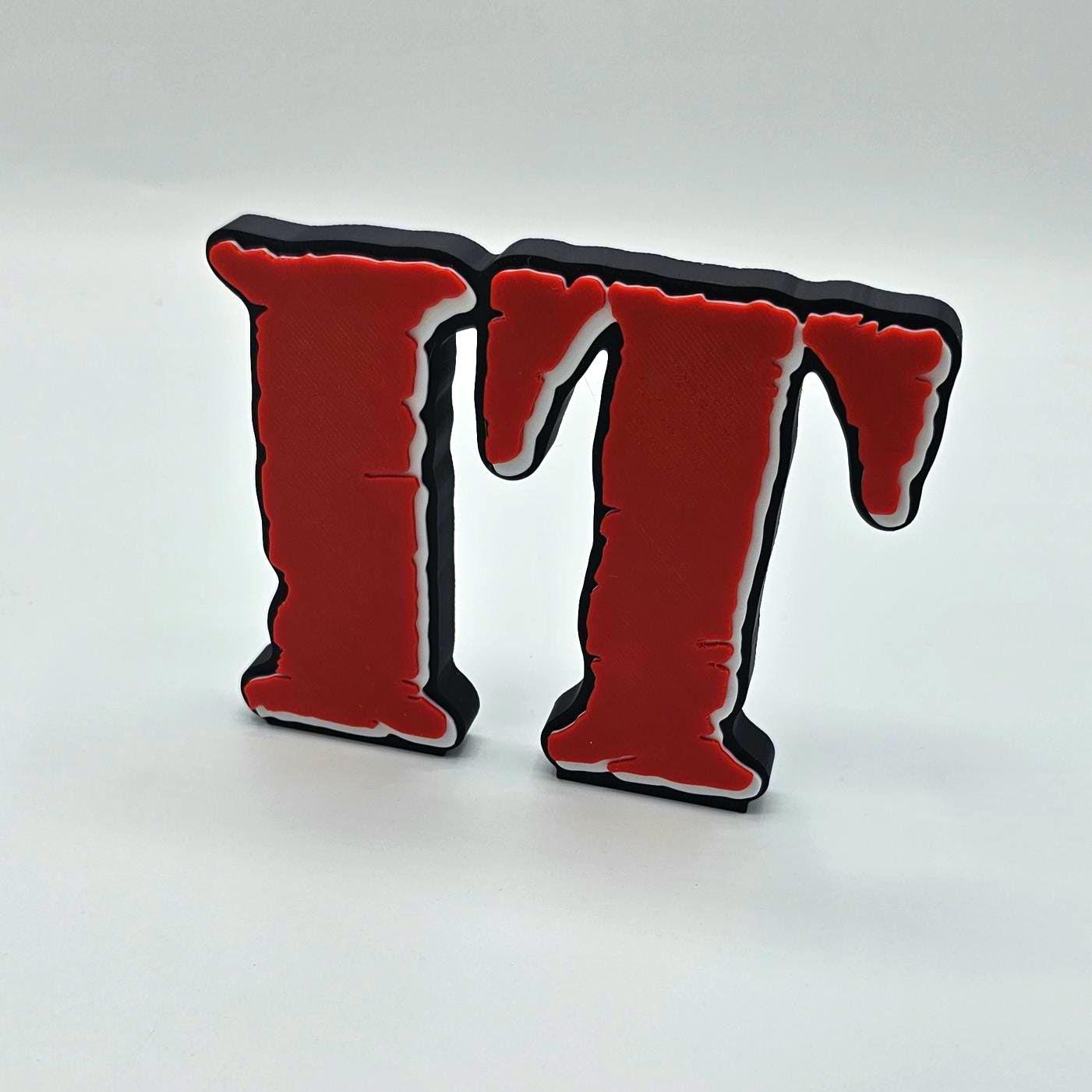 3D Printed IT Movie Logo Stand | Shelf Display | Ultimate Horror ...