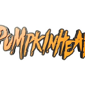 3D Printed Pumpkinhead Movie Logo Stand: Horror Decor - Etsy