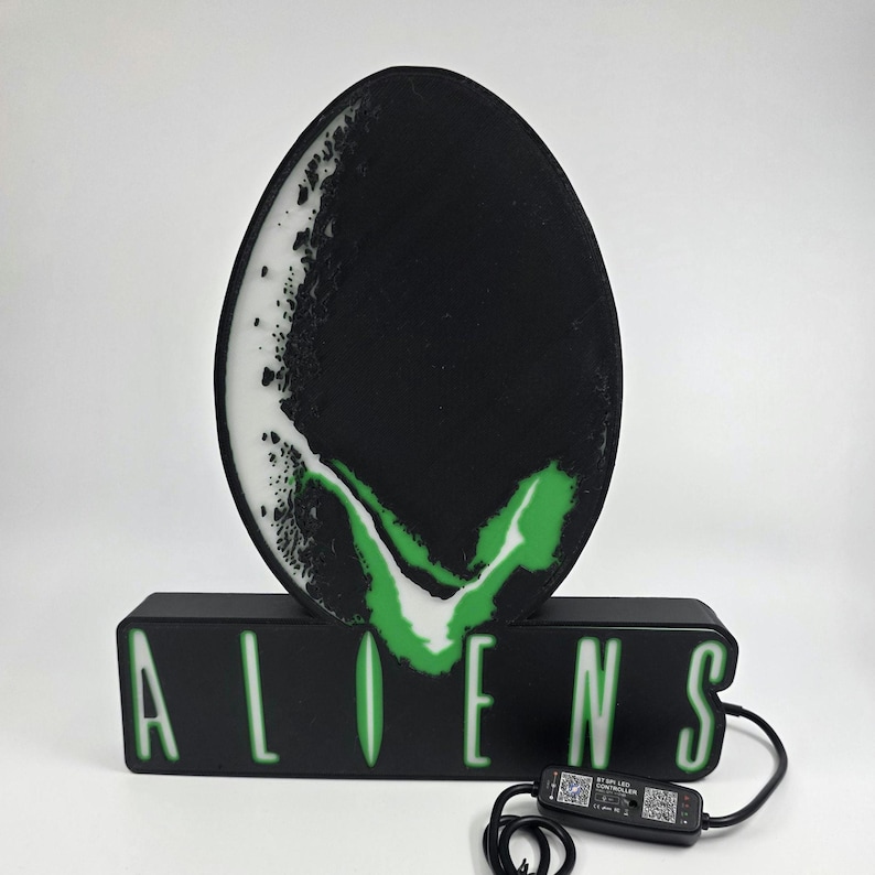 ALIENS 3D Printed LED Alien Egg Stand: Sci-fi Movie Collectible - Etsy