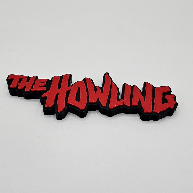 3D Printed the Howling Iconic Movie Logo Stand Ultimate Horror ...