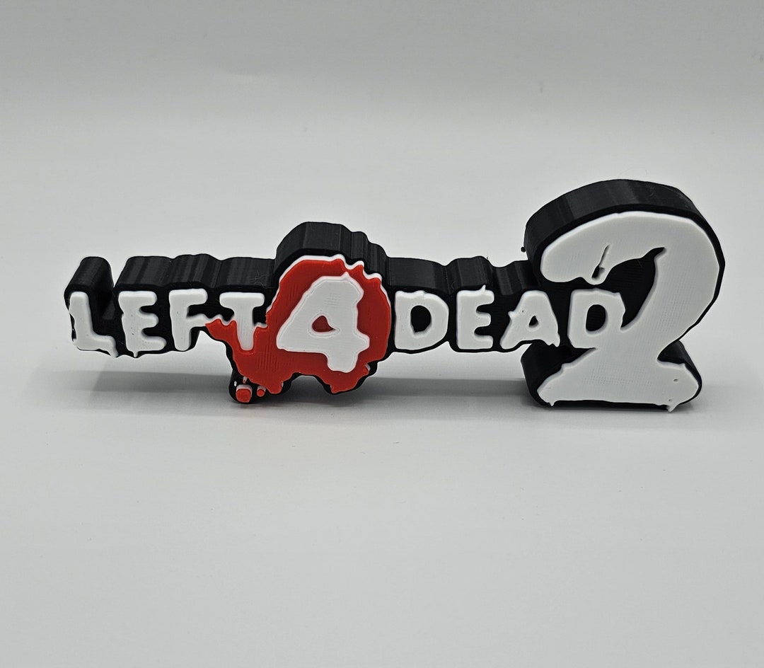 Left 4 Dead 2 Logo Stand – 3D Printed Gamer Decor - Etsy