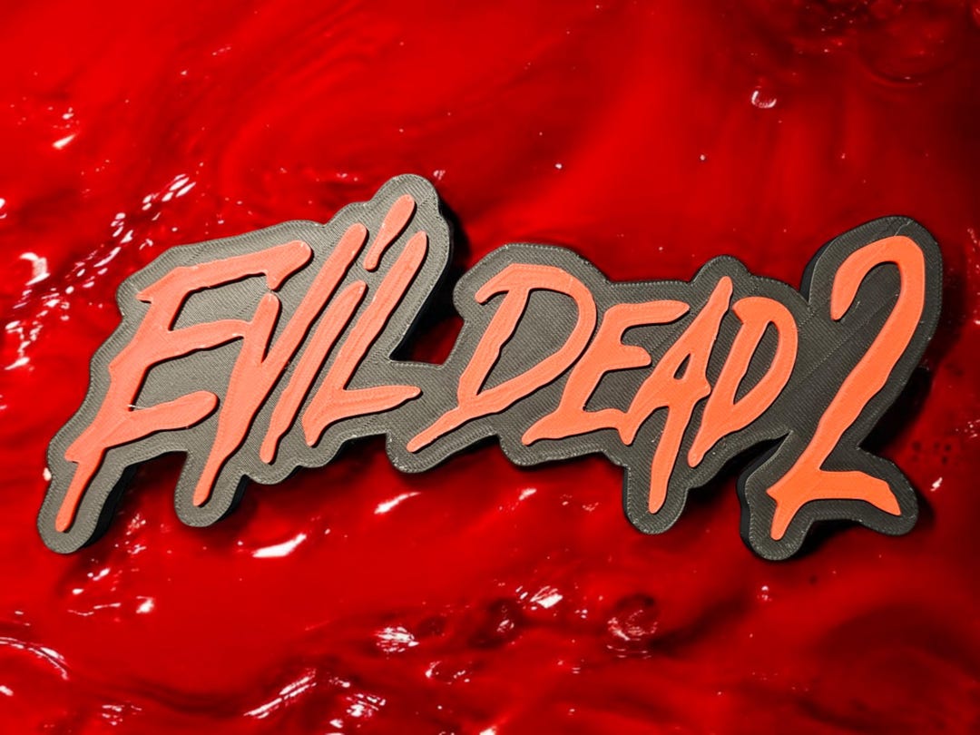 3D Printed Evil Dead 2 Movie Logo Stand | Ultimate Horror Shelf Display ...