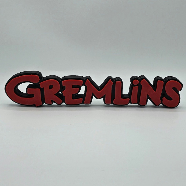 Gremlins Iconic Movie Logo Stand Ultimate Horror Collectible - Etsy