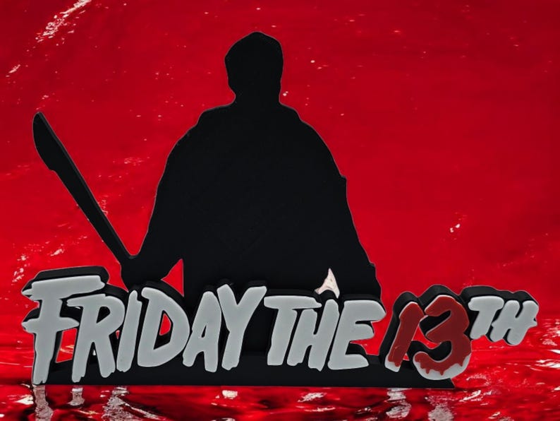 Unique Jason Voorhees Silhouette Stand Handmade With Love for Horror ...