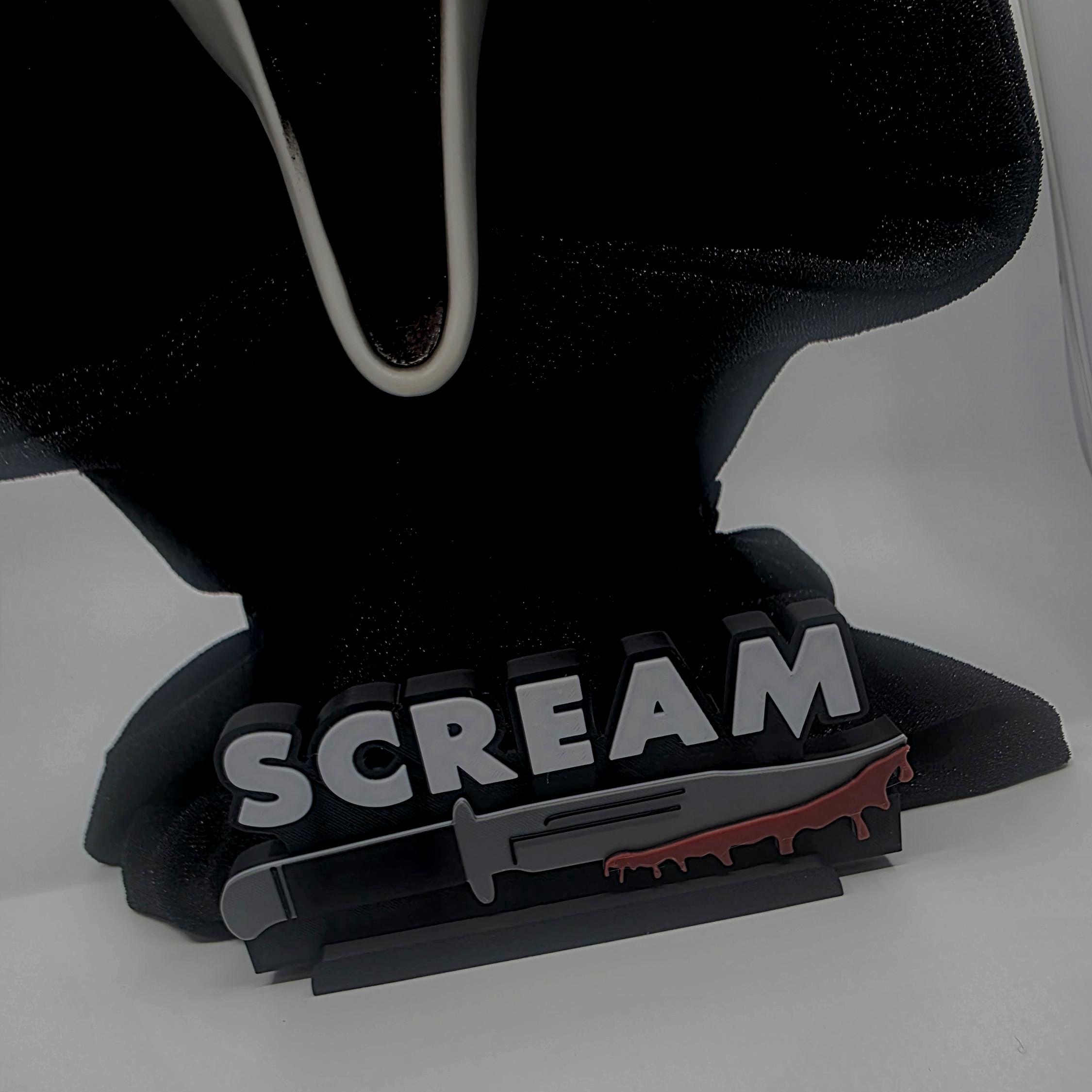 Scream Mask Stand | Horror Movie Shelf Display V2 - Etsy