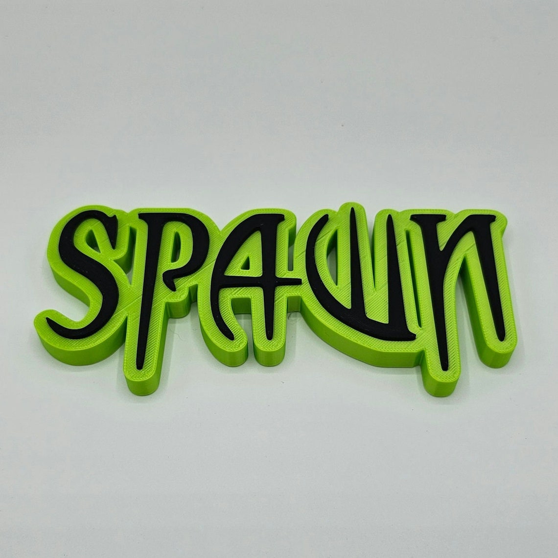 3D Printed Spawn Movie Logo Stand Ultimate Horror Shelf Display Classic ...