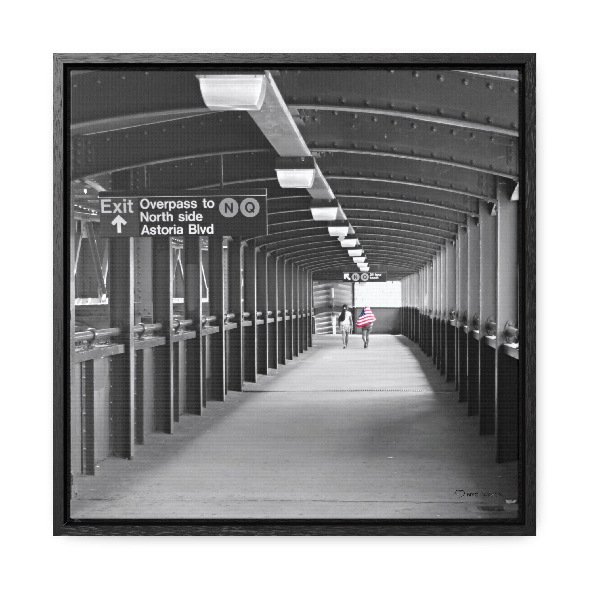 NYC Subway Wall Art for Office for Hotel NYC Art Black White Iconic ...
