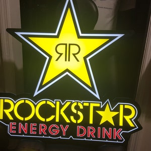 Rockstar ENERGY DRINK Neon Lights - Etsy
