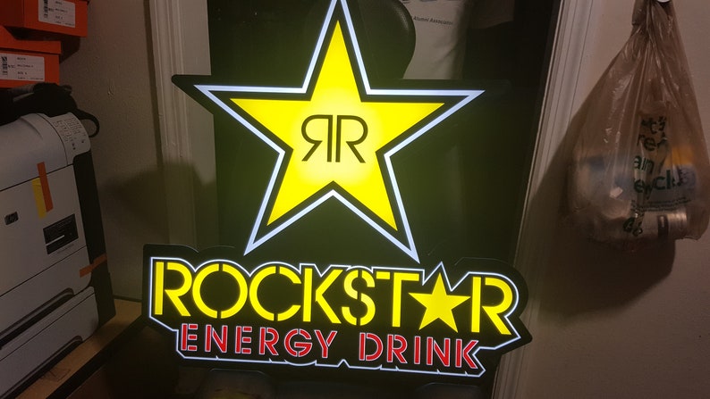 Rockstar ENERGY DRINK Neon Lights - Etsy