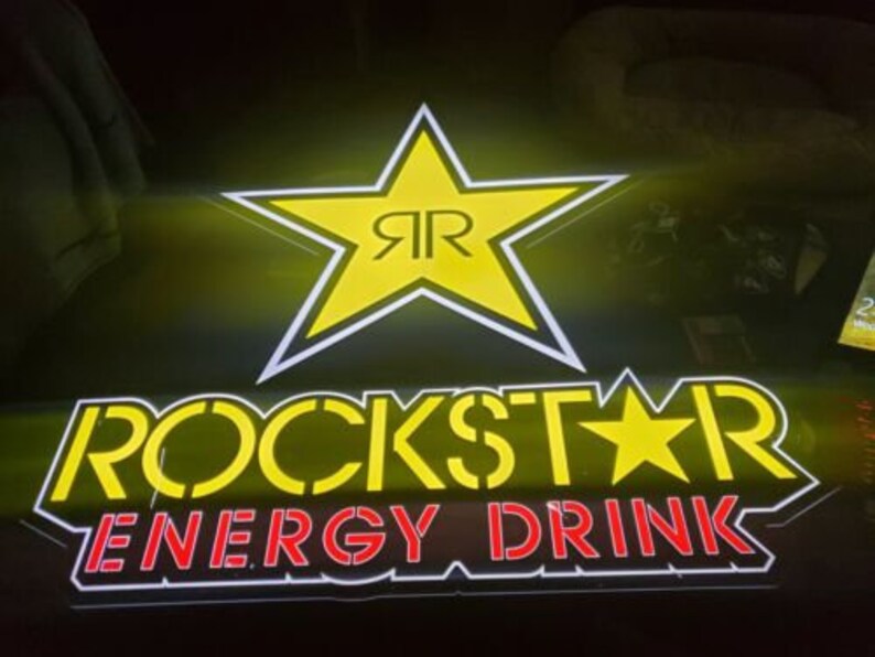 Rockstar ENERGY DRINK Neon Lights - Etsy