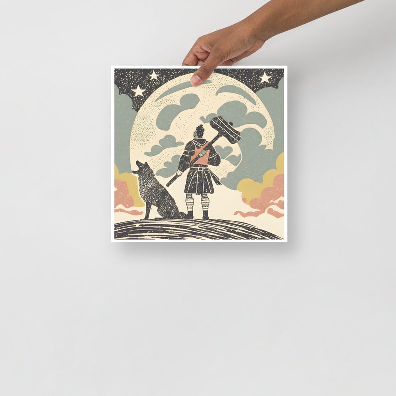 Perrin and Hopper Art Print: Wheel of Time Fantasy Fan Art - Etsy Australia