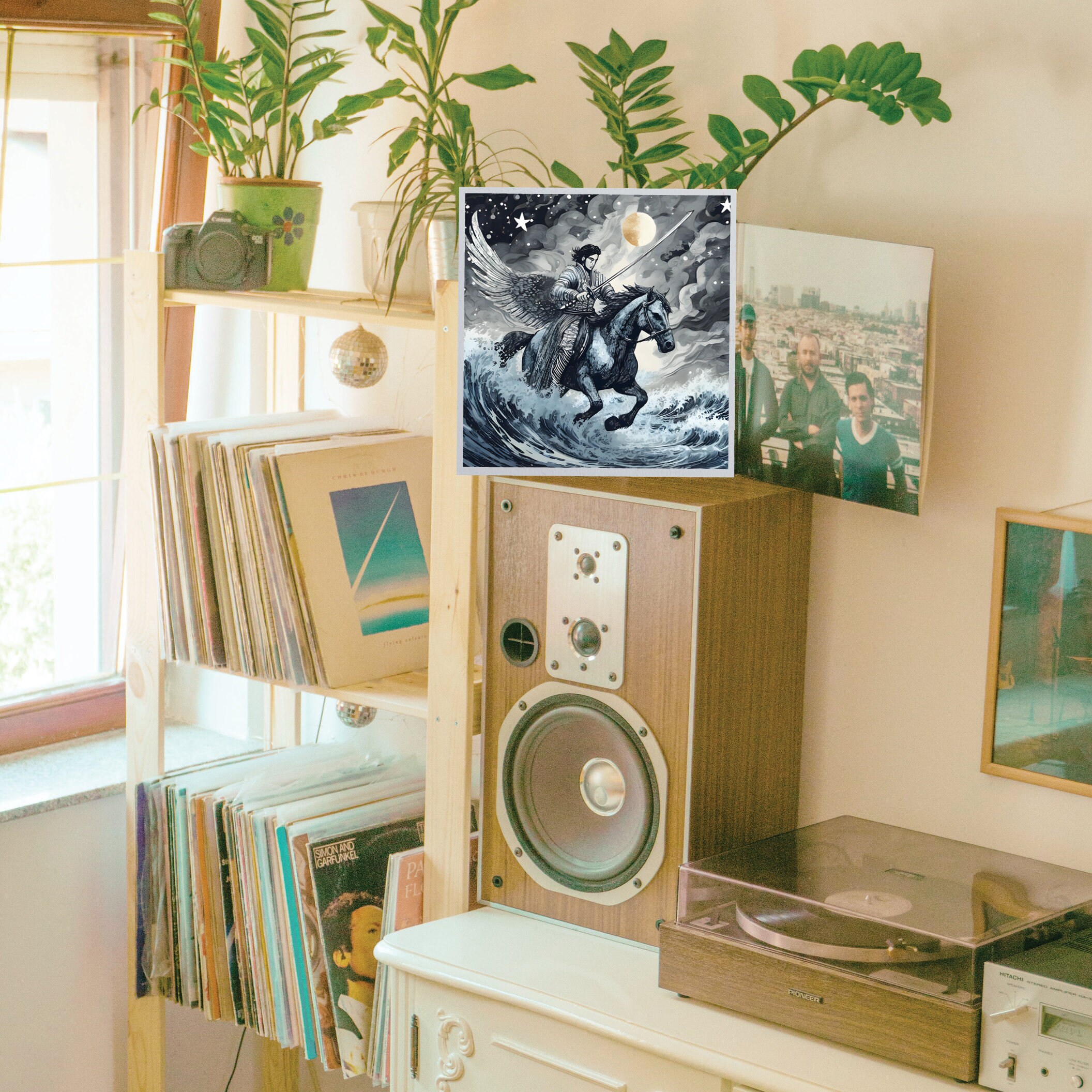 Percy Jackson Art Print, Fan Art Percy and Pegasus Blackjack Wall Art ...