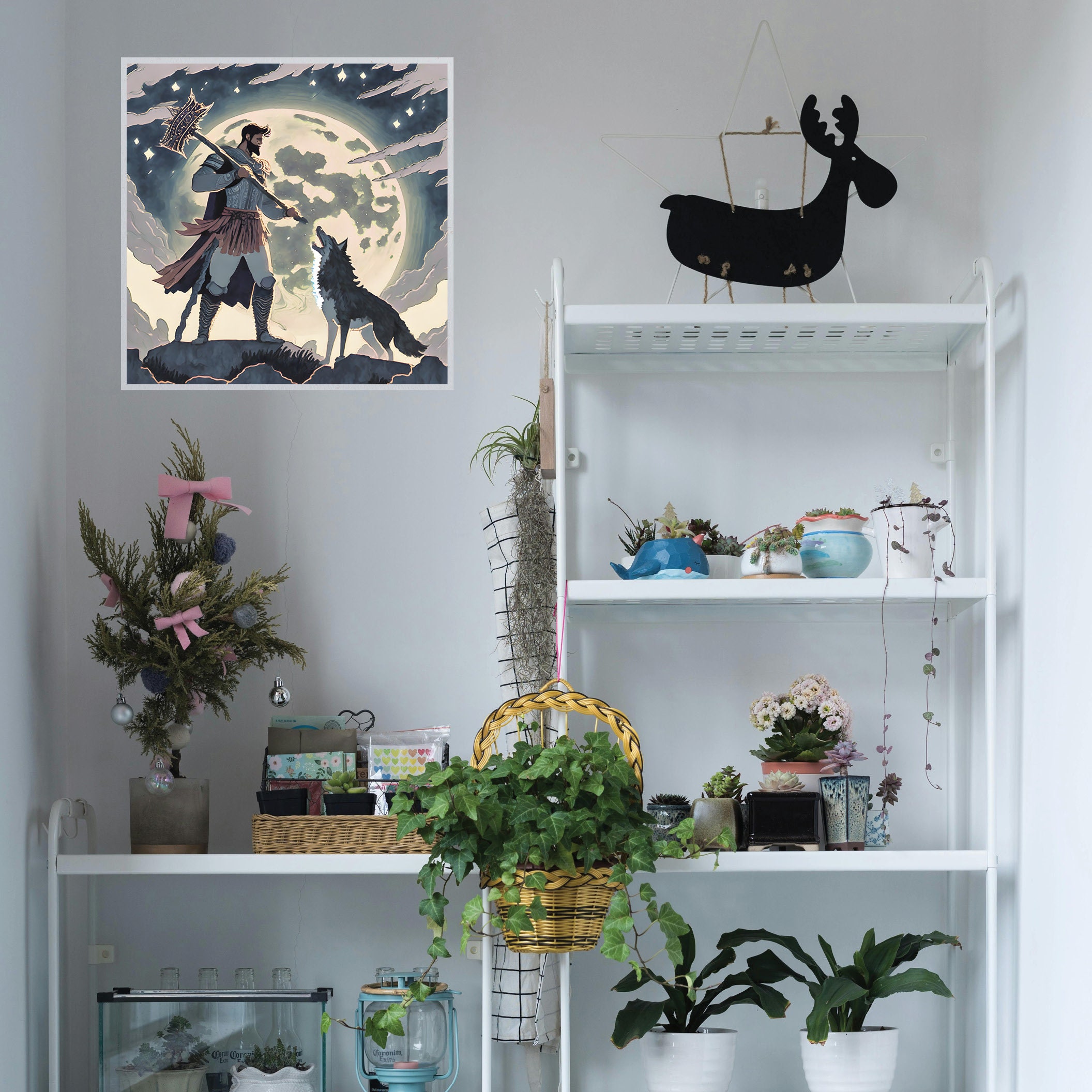 Wheel of Time Perrin and Hopper Wall Fan Art Print, Wheel of Time ...