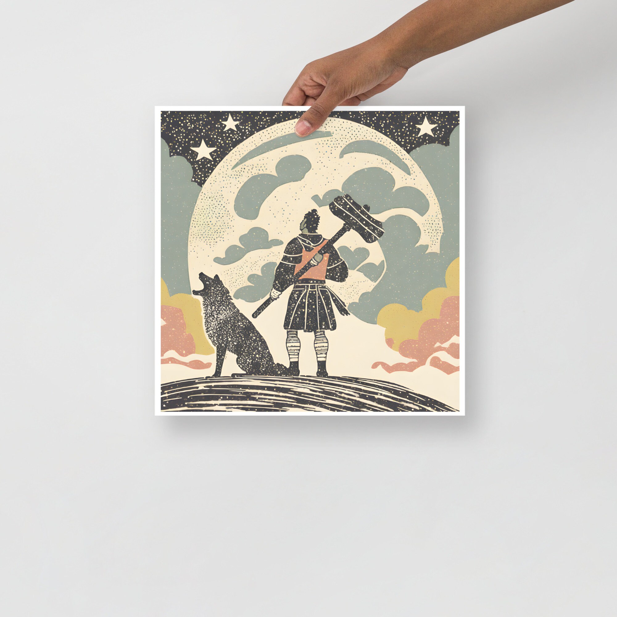 Perrin and Hopper Art Print: Wheel of Time Fantasy Fan Art - Etsy