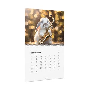 Musical Pets Wall Calendar 2024 Lop Edition - Etsy