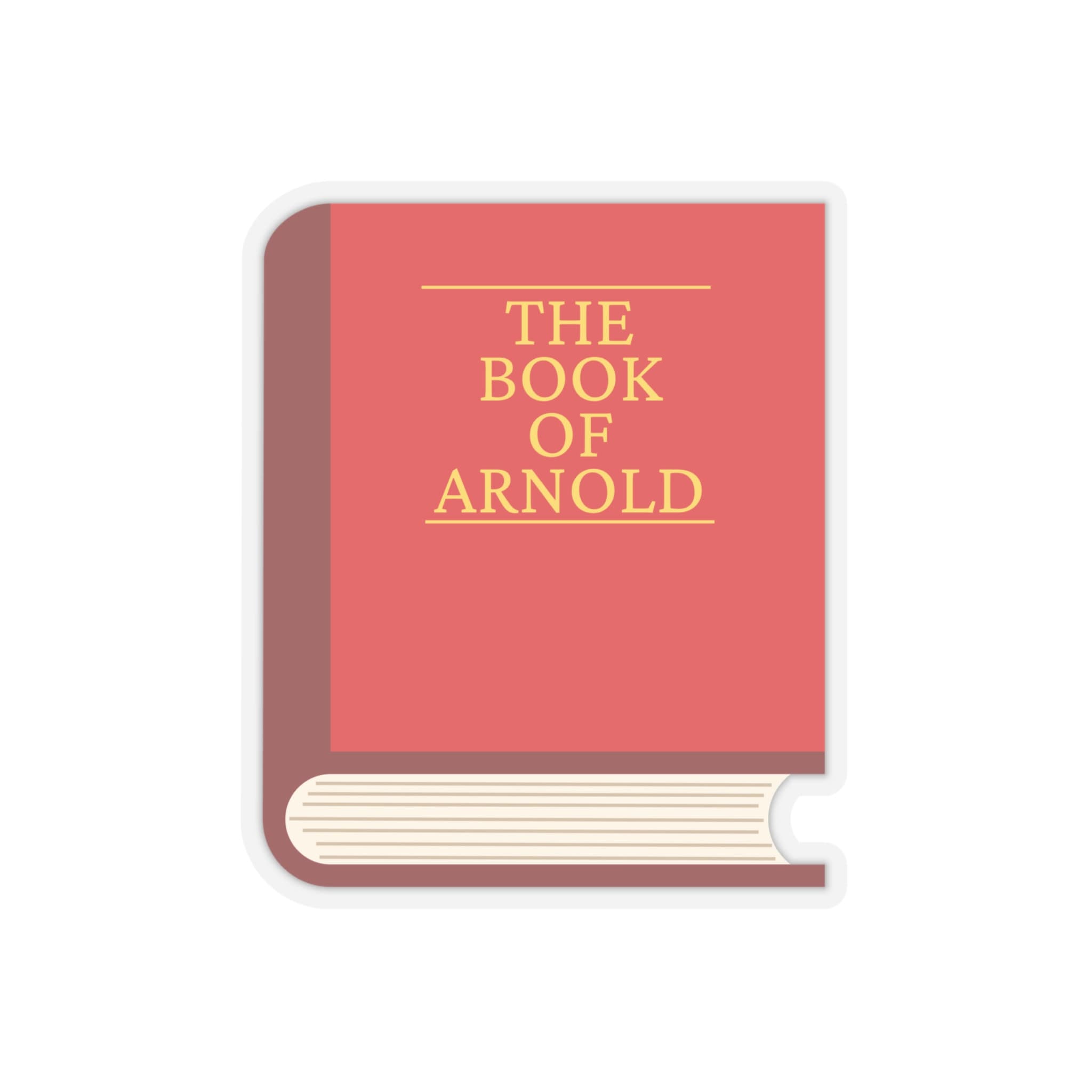 The Book of Arnold Sticker - Etsy