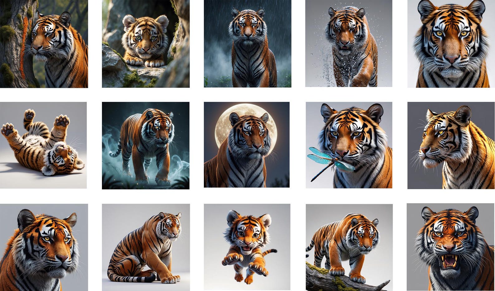 High-quality Tiger Clip Art for Print Media, Websites or for Your ...