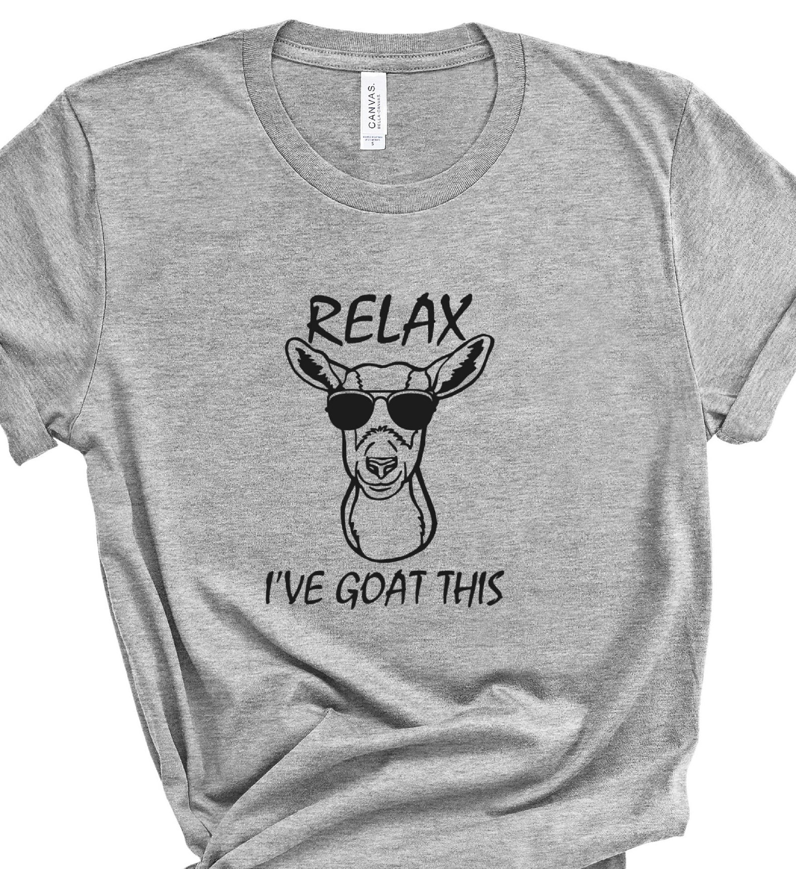 Relax Shirt, Relax Goat Shirt, Be Kind Shirt, Motivational Outfits ...