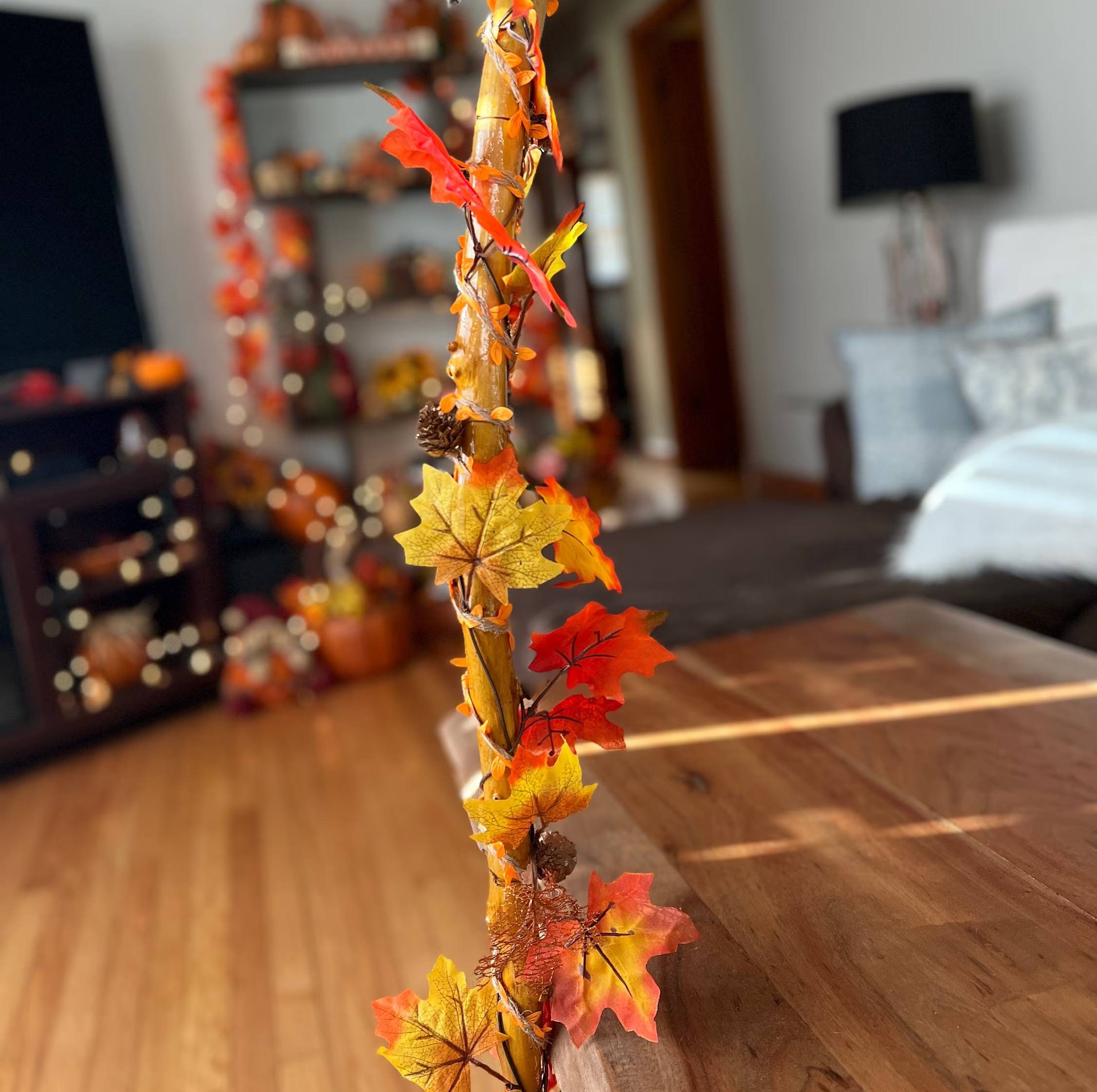 Walking Staff With Leaves, Wizard Staff, Cosplay Wizard, Witchcraft ...