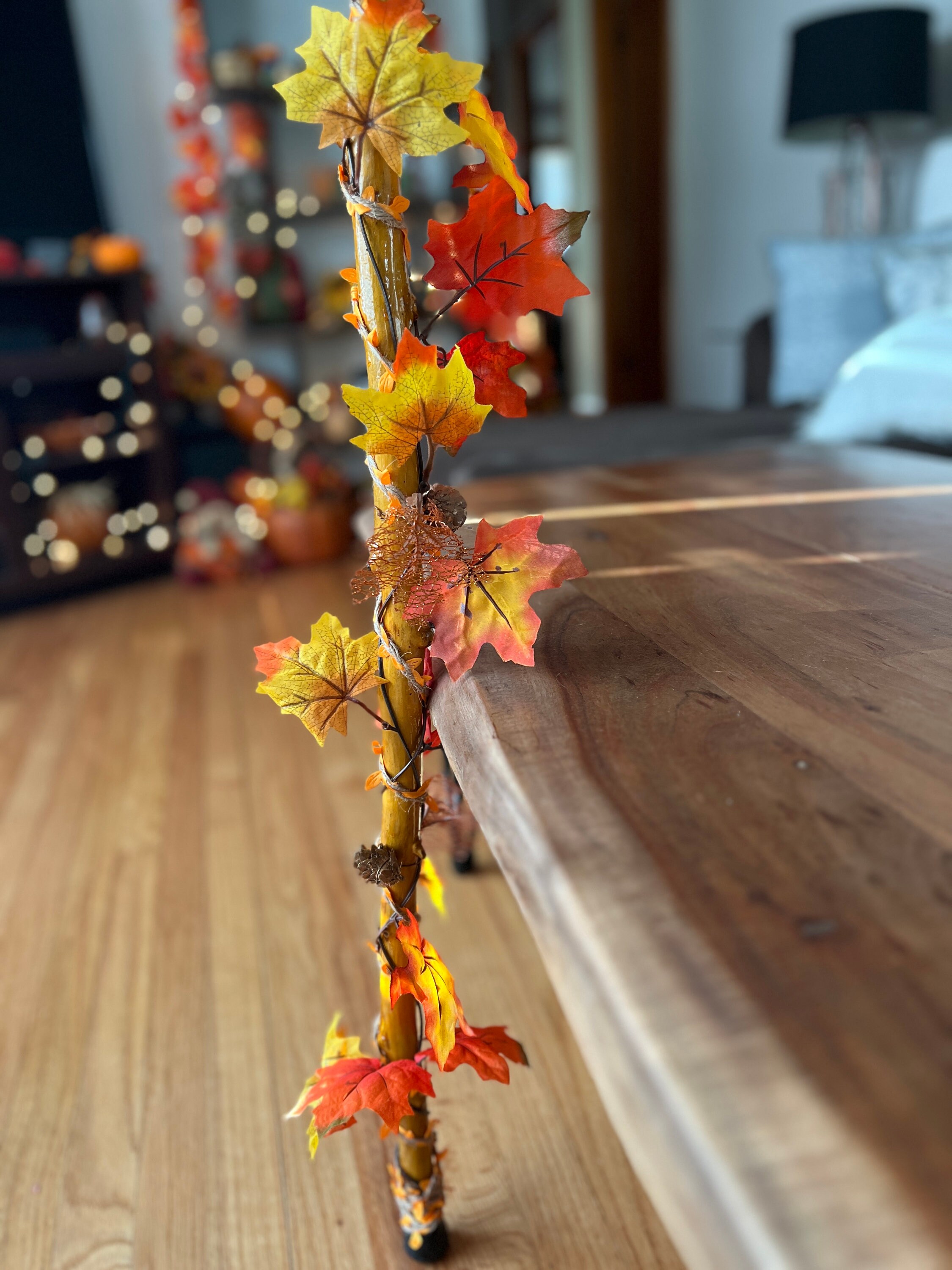 Walking Staff With Leaves, Wizard Staff, Cosplay Wizard, Witchcraft ...