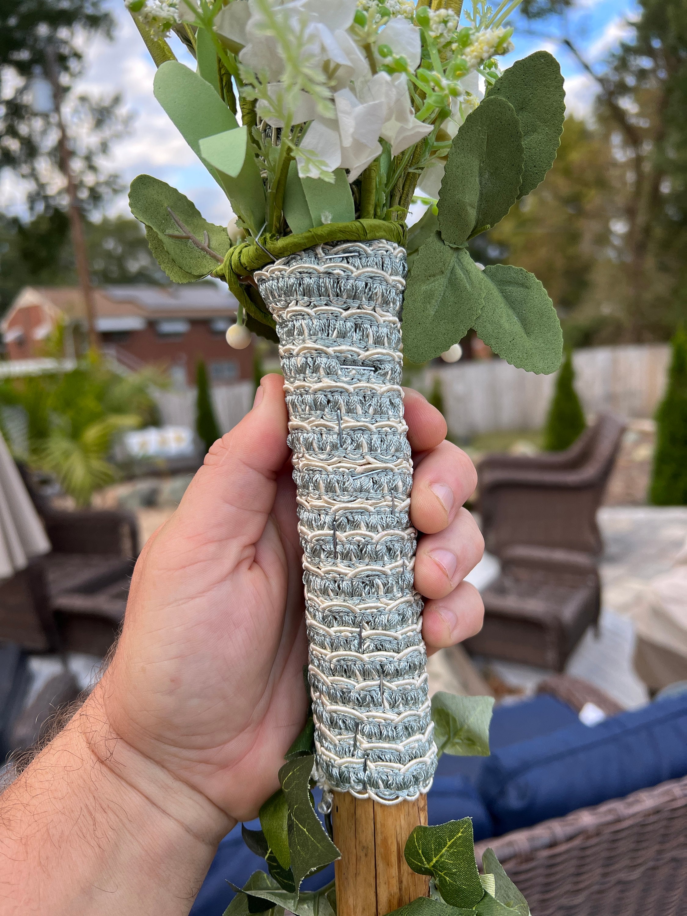 Crescent Moon Walking Staff Flower Staff Costume - Etsy