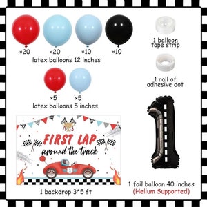 Fast One Birthday Decor Race Car 1st Birthday Party Supplies First Lap ...