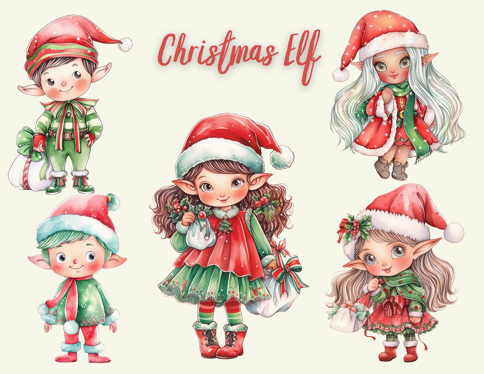 15 Christmas Elf Clipart Bundle Christmas, Elf Png, Elf Clipart ...