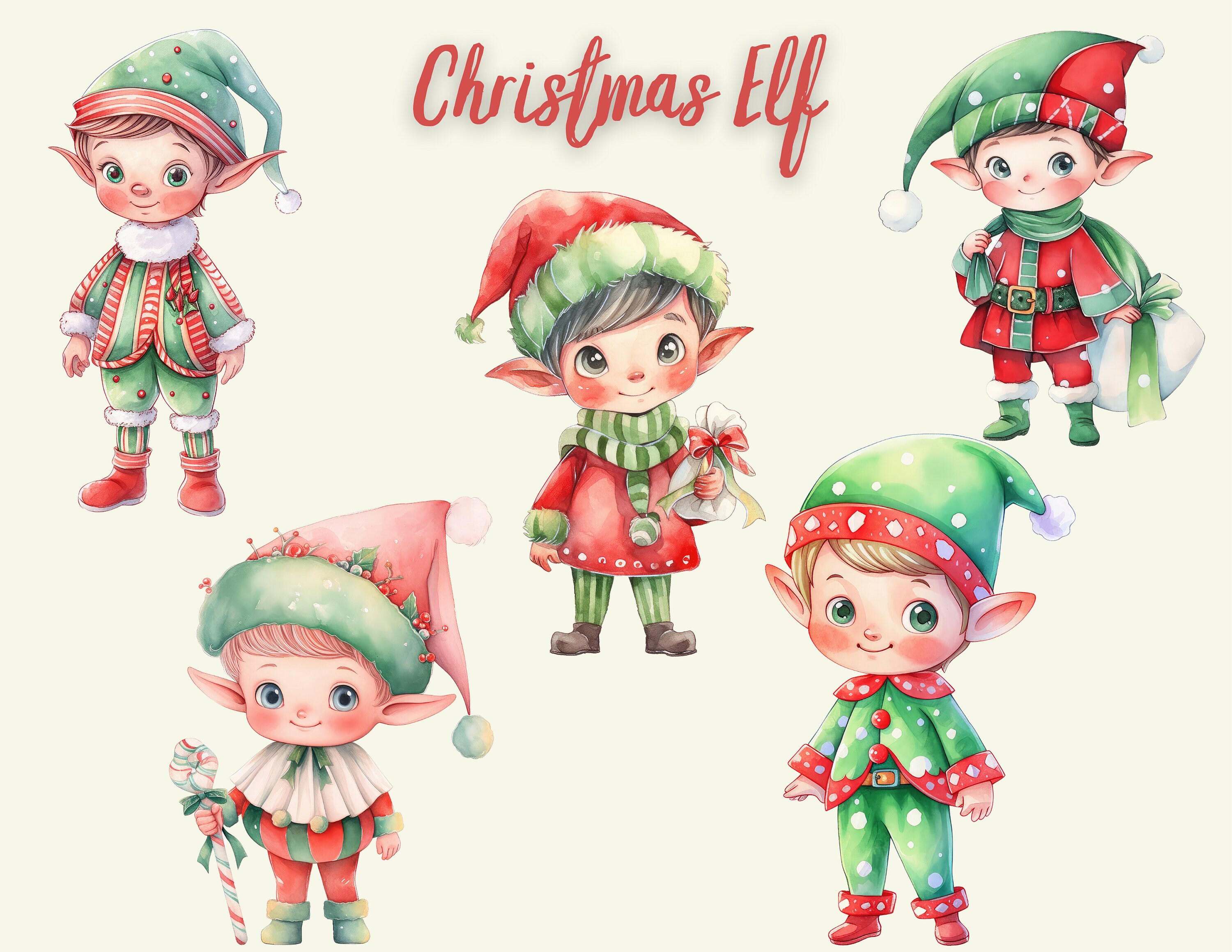 15 Christmas Elf Clipart Bundle Christmas, Elf Png, Elf Clipart ...