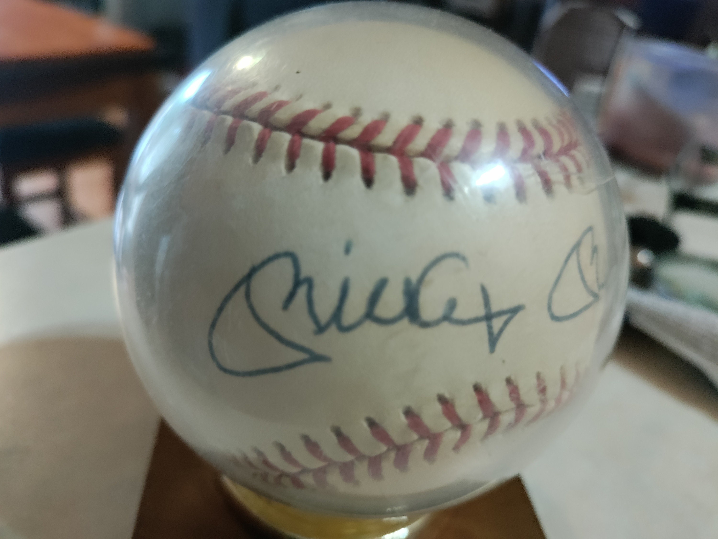 Authenticated Mickey Mantle Signed Ball - Etsy