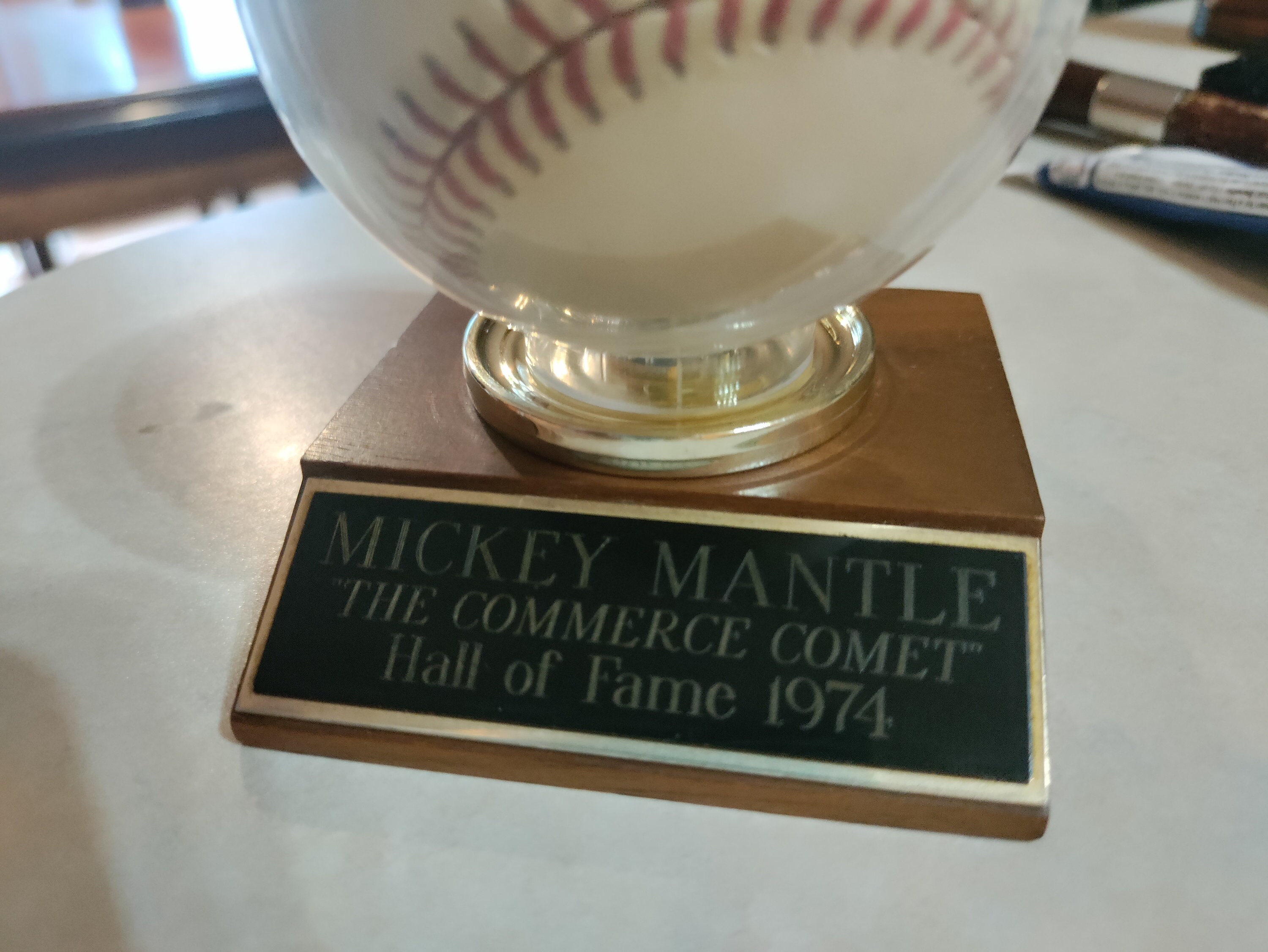 Authenticated Mickey Mantle Signed Ball - Etsy